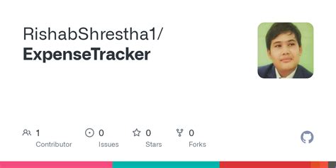 GitHub RishabShrestha ExpenseTracker