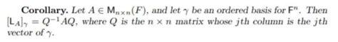 Theorem Let T Be A Linear Operator On A Chegg