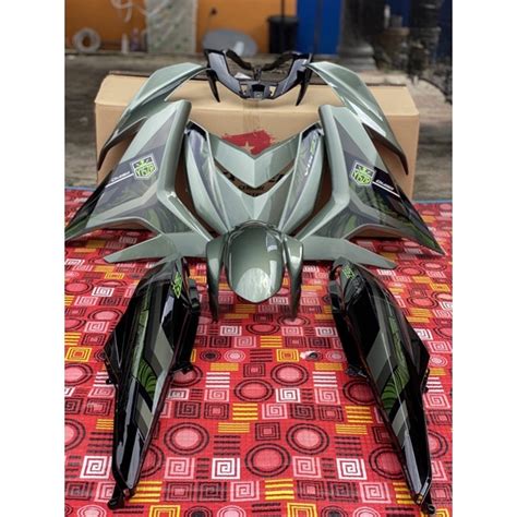 Coverset Y15zr V2 Hijau Lumut Shopee Malaysia