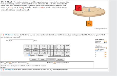 Solved 5 Problem 5 Two Blocks Which Can Be Modeled As