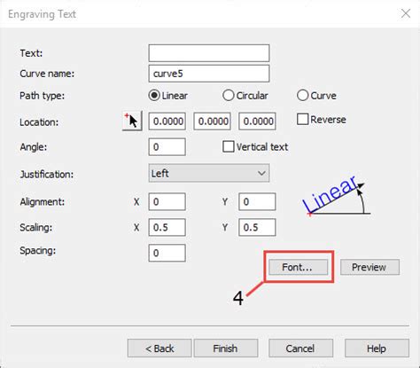Creating Single Line Text In FeatureCAM