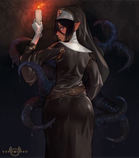 Rule 34 Ambiguous Gender Candle Dark Skin Imminent Sex Nun Religion