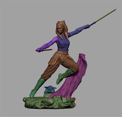 ⭐ Ahsoka Tano 3d Print・ 3d File For 3d Printing・cults