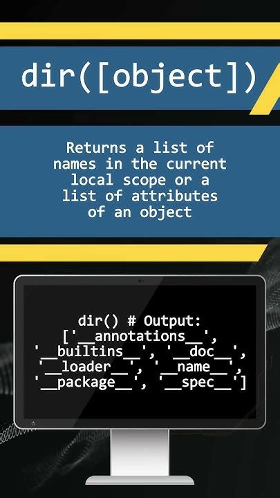 Mastering Pythons Dir Function Pythonic Coding Phython