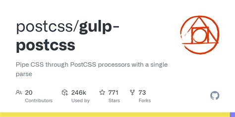 Github Postcssgulp Postcss Pipe Css Through Postcss Processors With A Single Parse