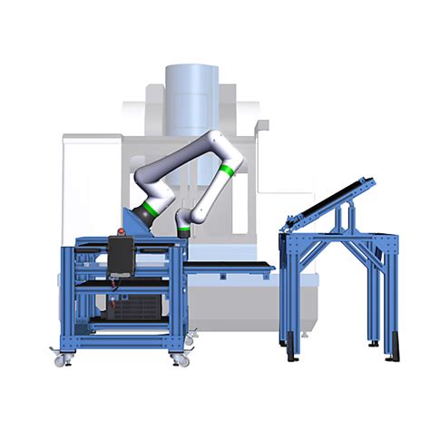 Mobile Fanuc Machine Tending Collaborative Robot Cell With Drawers Vention