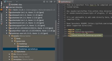 Ruby On Rails Cannot Resolve File In Rubymine Stack Overflow