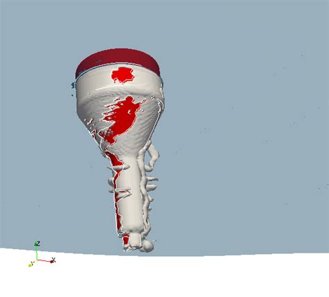 Illustration Of Vortical Structures Near The Buoy Visualised By The Q