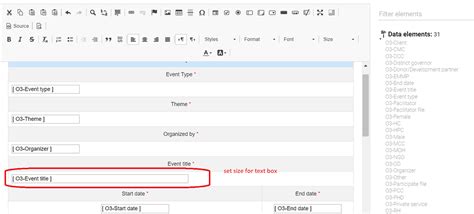 Text Box Not Resize Support Assistance Technique Dhis Community