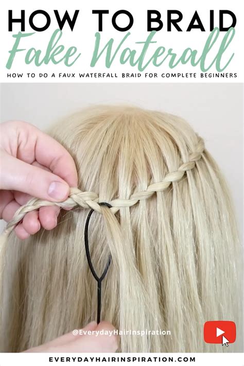 Best 13 Easy Waterfall Braid For Beginners Artofit