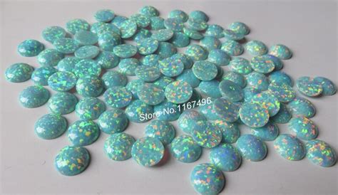 100 шт лот Op03 Луна желтый круглый Flatback Опал 10 мм круглый кабошон опал синтетический