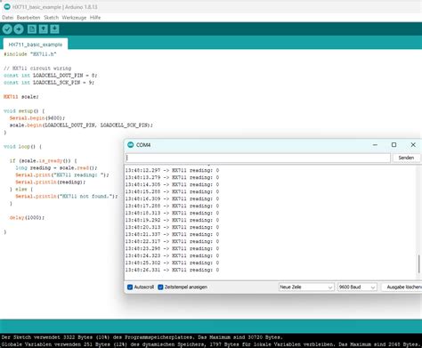 Hx711 An Nano Kein Anzeigewert Deutsch Arduino Forum