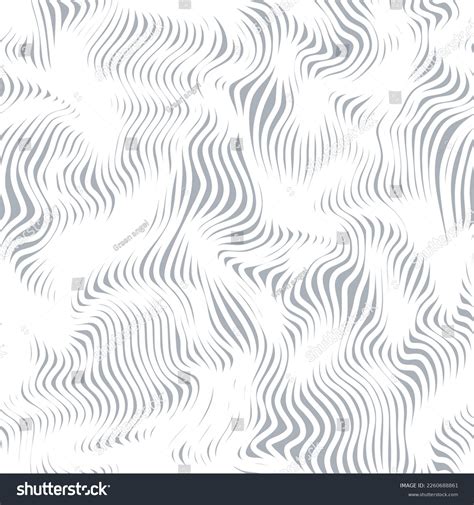 Wave Lines Pattern Background Distortion Stripes Stock Vector Royalty Free 2260688861