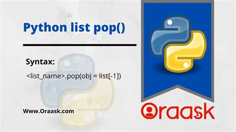 Python List Pop Method With Practical Examples Oraask