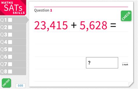 Adding Large Numbers Using Formal Methods Ks2 Maths Sats Arithmetic Interactive Exercises