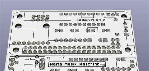 22 Raspberry Pi Zero W Marta Musik Maschine
