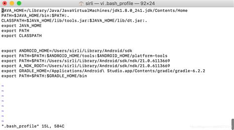 mac android开发环境变量的配置 java、sdk、adb、ndk、gradle mac 配置java、 adb、 gradle
