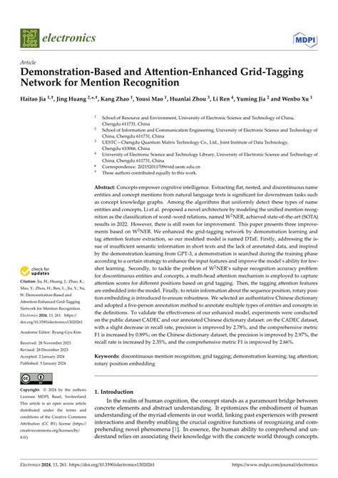 Pdf Demonstration Based And Attention Enhanced Grid Tagging Network