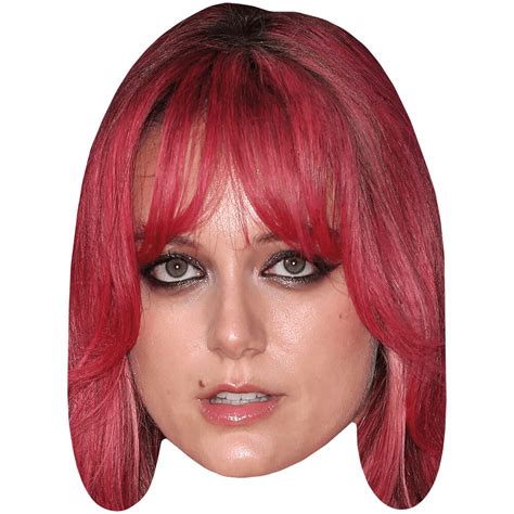 Florence Given Pink Hair Mask Celebrity Cutouts
