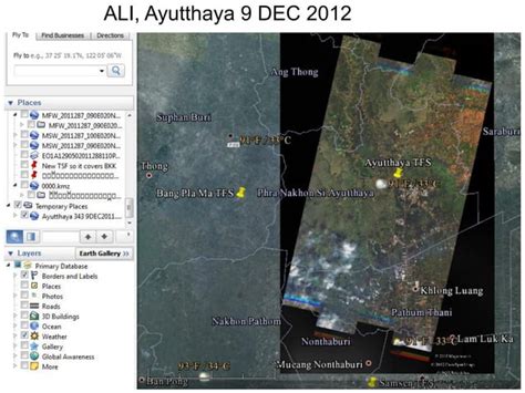 Natural Disaster Monitoring By Sensor Web Technology In Thailand V2 Ppt