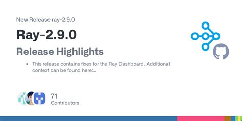 Jules Damji On Linkedin Release Ray 290 · Ray Projectray