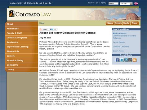 News Allison Eid Is New Colorado Solicitor General