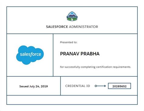 Pranav Prabha On Linkedin Salesforceadministrator Salesforce Superproud Certification… 12