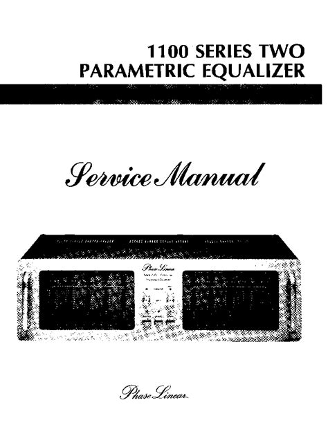 Phase Linear 1100 Series Two Sm Service Manual Download Schematics