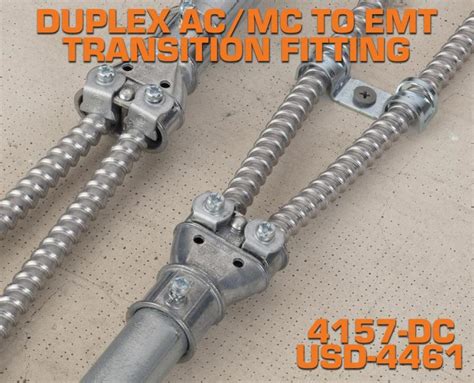 Bridgeports Mighty Merge® 4157 Dc Is A 3 4 Emt To Duplex Ac Mc