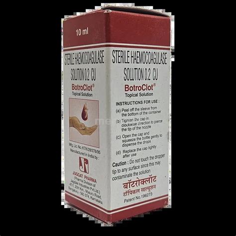 Botroclot Solution 10 Ml View Price Combination And Alternatives Medkart