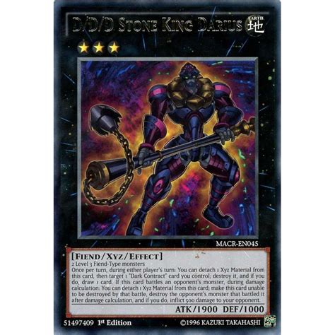 Purchase D D D Stone King Darius Maximum Crisis Yu Gi Oh Hokatsu
