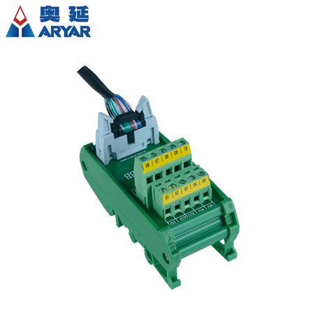 Idc10 To Terminal Block Breakout Board Idc Module Connector Plc Relay Adapter Din Rail Mounting