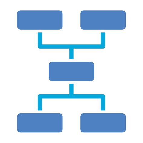 계층 구조 아이콘 프리미엄 벡터
