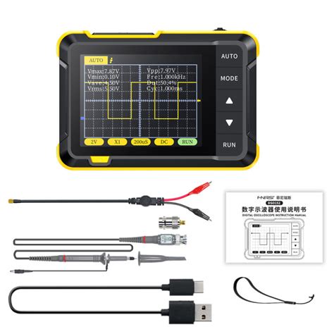 Smart Sensor Handheld Digital Oscilloscope Portable 400v Voltage Measurement 200khz Bandwidth 2