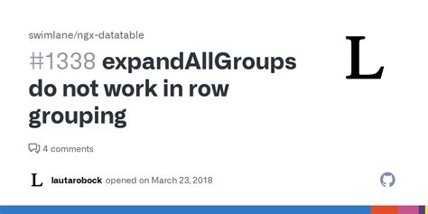 Expandallgroups Do Not Work In Row Grouping · Issue 1338 · Swimlane
