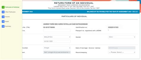 7 Simple Steps To Submit Form E B Via Mytax E Filing Mishu Malaysia No 1 Digital Company