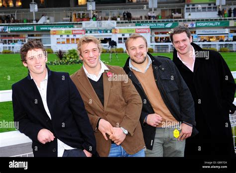 L R Harlequins Rugby Players Tom Williams Chris Robshaw Mark