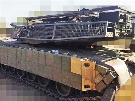 Ukrainian M1 Abrams Tanks Get Elaborate ‘cope Cages Soviet Explosive Reactive Armor