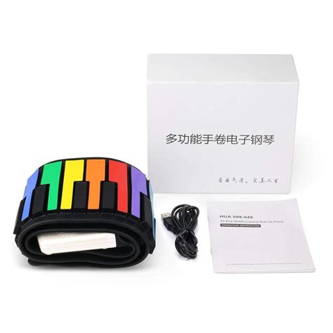 Portable 49 Keys Roll Up Piano Usb Midi Keyboard M Vicedeal