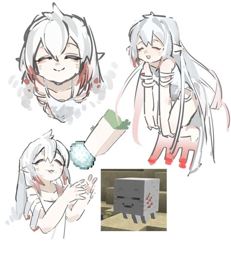 Tart Egg97970 Ghast Happy Ghast Minecraft Absurdres Highres 1girl