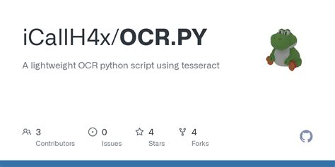 Github Icallh X Ocr Py A Lightweight Ocr Python Script Using Tesseract