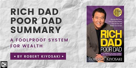 Rich Dad Poor Dad Summary A Foolproof System For Wealth