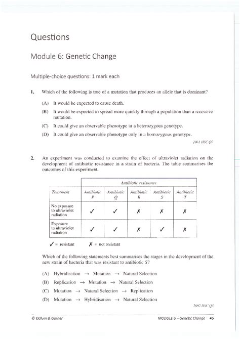 Mod 6 Bio Study Notes For Strive Studocu