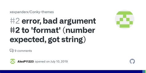 Error Bad Argument 2 To Format Number Expected Got String