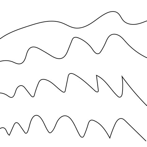 Premium Vector Hand Drawn Curved Lines Vector