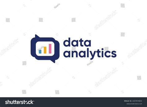 Data Analytic Finance Chart Business Logo Stock Vector Royalty Free
