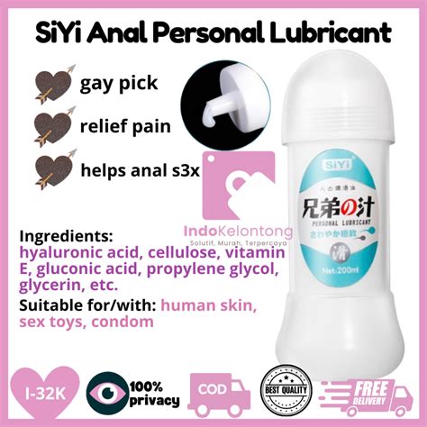 Jual Indokelontong Siyi Gay Personal Anal Lubricant Pelumas Sex Pria Macho Mirip Semen Shopee