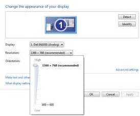 How To Change Screen Resolution Windows 7 Desktop