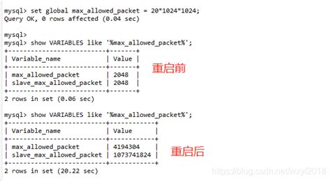 Mysql Packet For Query Is Too Large解决方法吾行远方的博客 Csdn博客