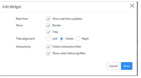 Performance Analyticspa Interactive Filter